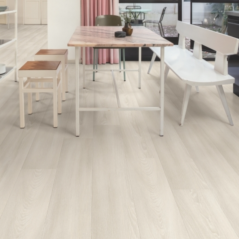 Quick Step Capture White Premium Oak Laminate Flooring SIG4757